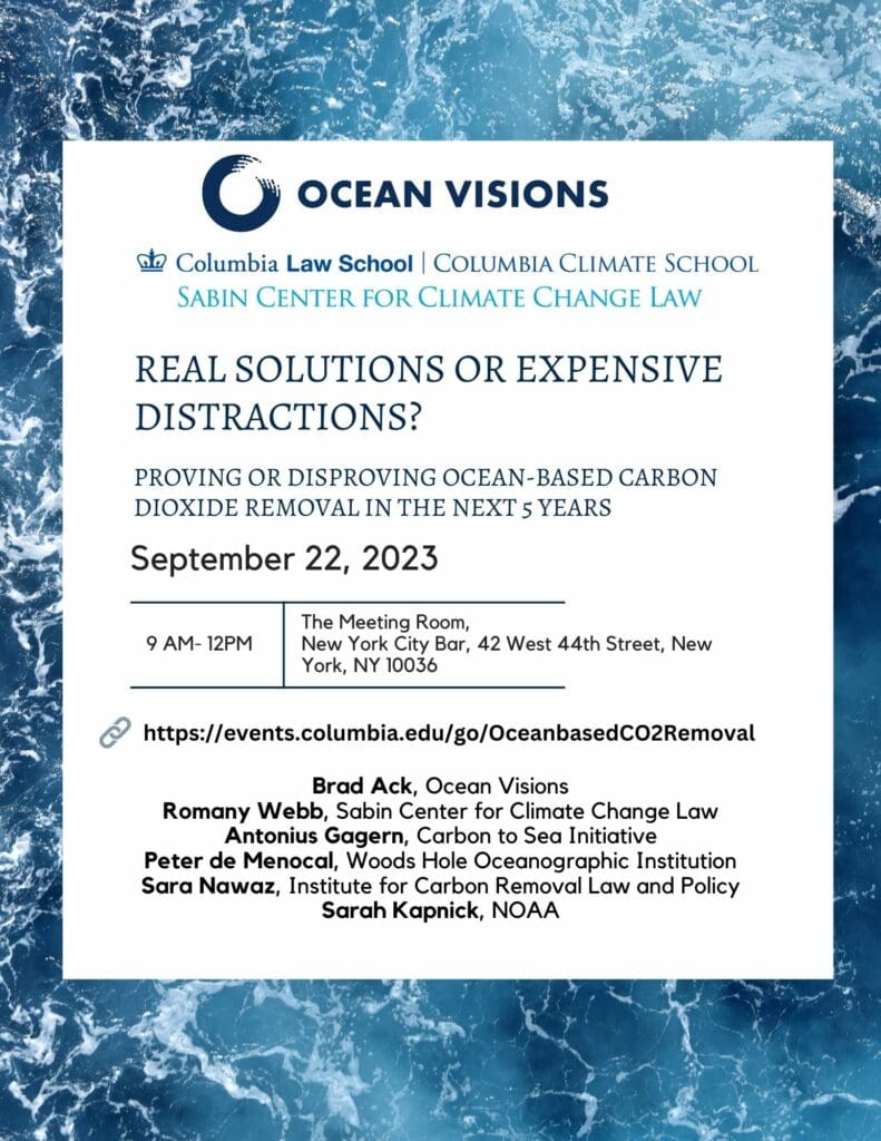 Ocean Visions | Advancing Solutions for Ocean-Climate Restoration