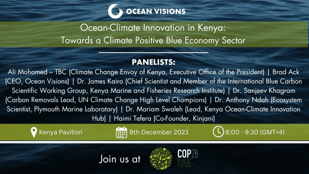 Ocean Visions at COP28 | Ocean Visions
