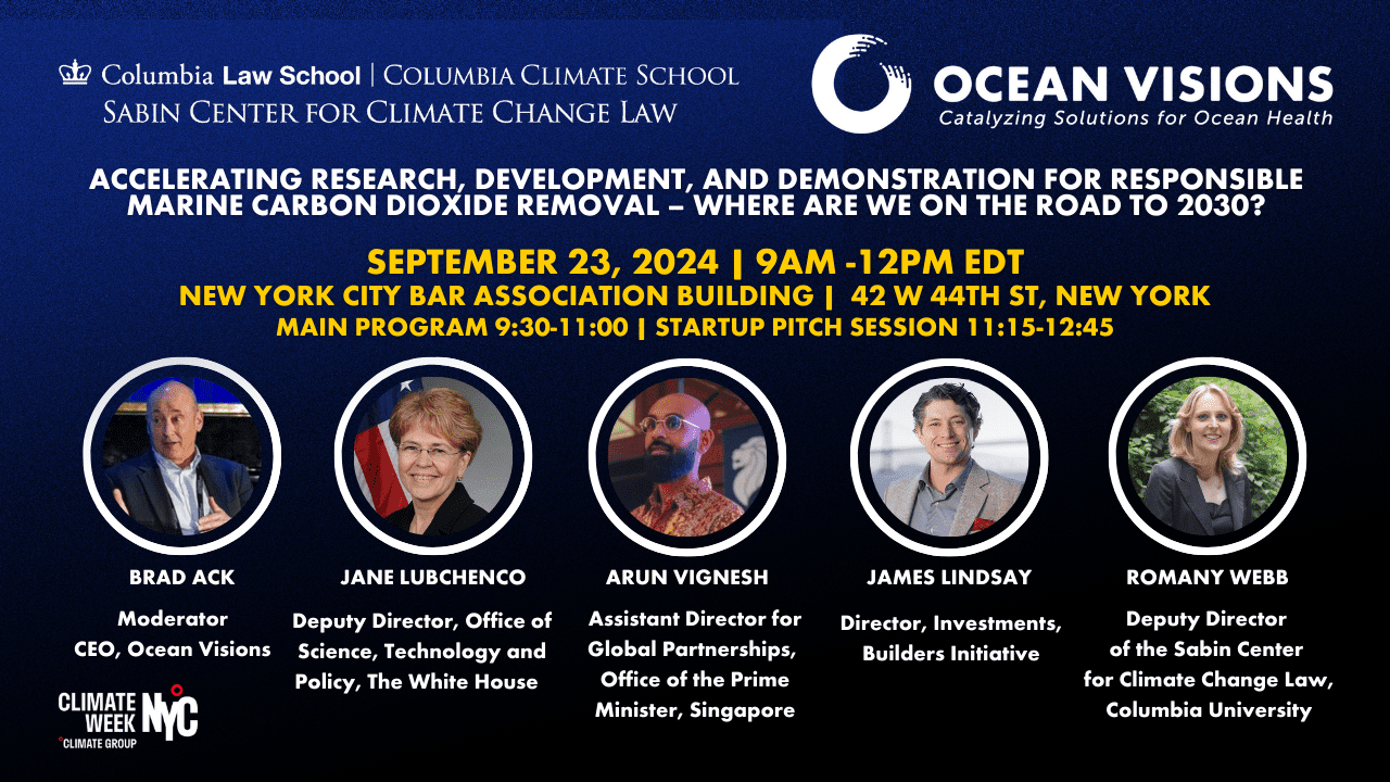 Climate Week NYC 2024 | Accelerating Research, Development, and ...