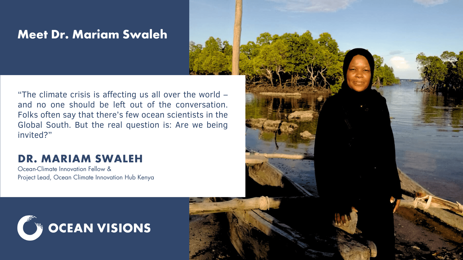 Dr Mariam Swaleh | Ocean Visions